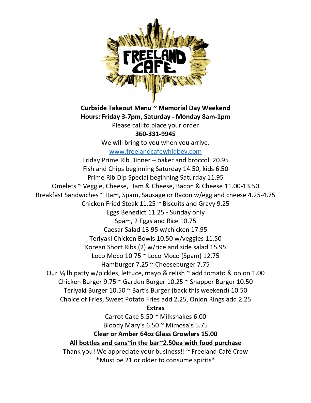 Whidbey Island - Freeland Cafe - Whidbey Island - restaurants - Yabsta
