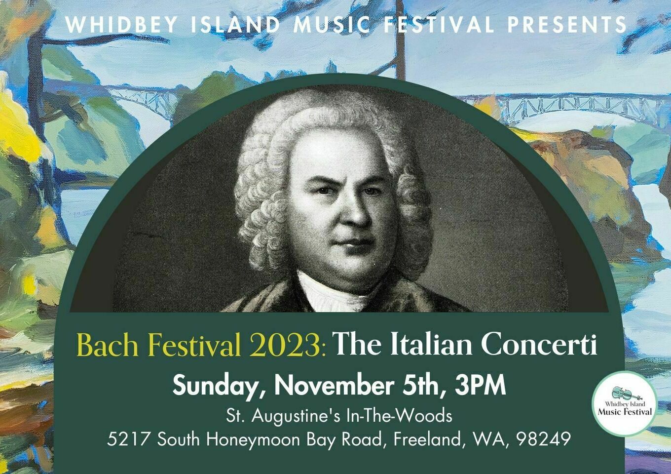 Bach Festival 2023. Music Performances Events in Whidbey Island