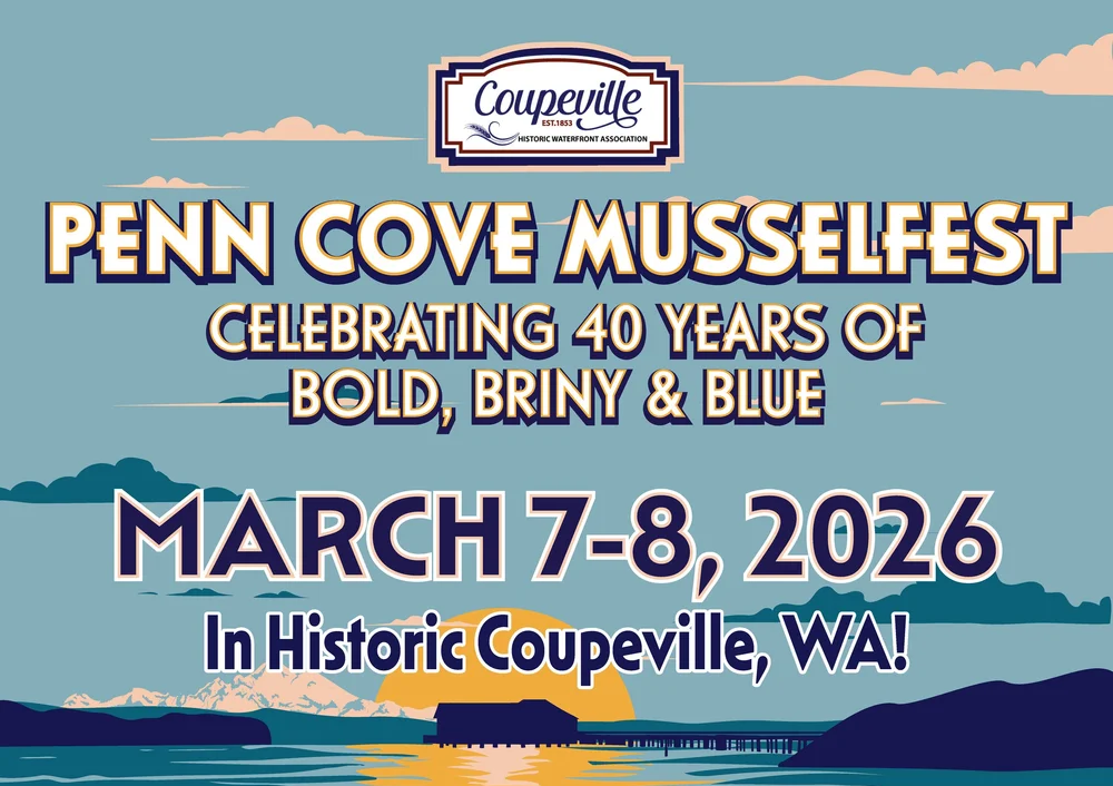 Penn Cove Musselfest March 7-8, 2026. Festivals Events in Whidbey Island